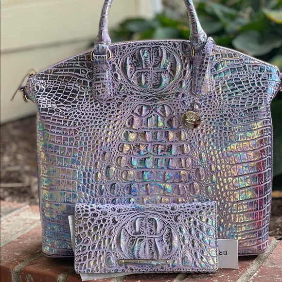 Brahmin | Bags | Brahmin Violet Wonderland Duxbury And Ady Wallet ...